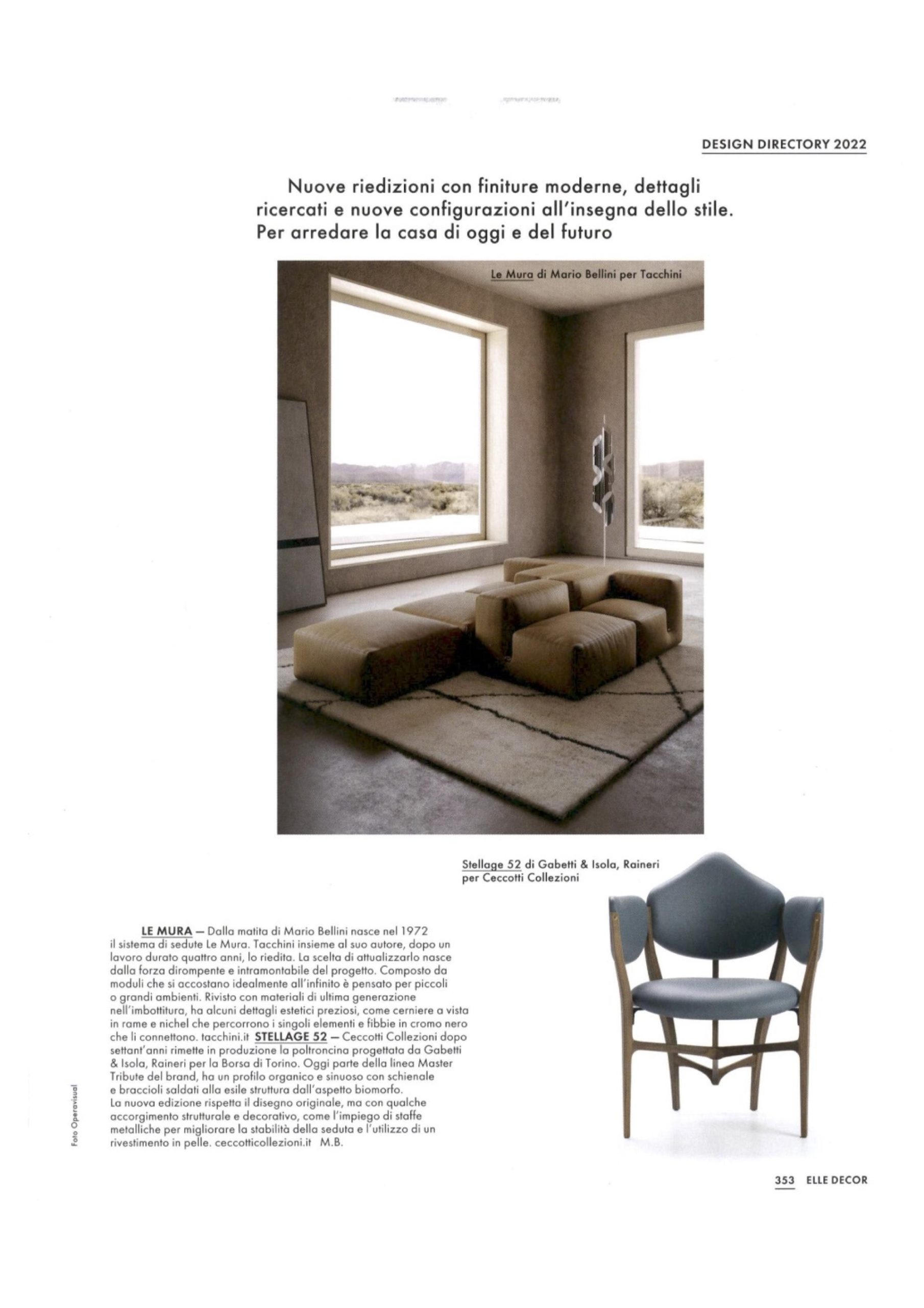 ELLE DECOR | ITALY - Ceccotti Collezioni