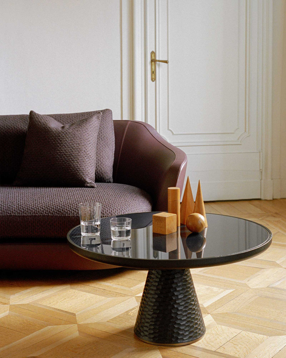 DUO | Pedestal table - Ceccotti Collezioni